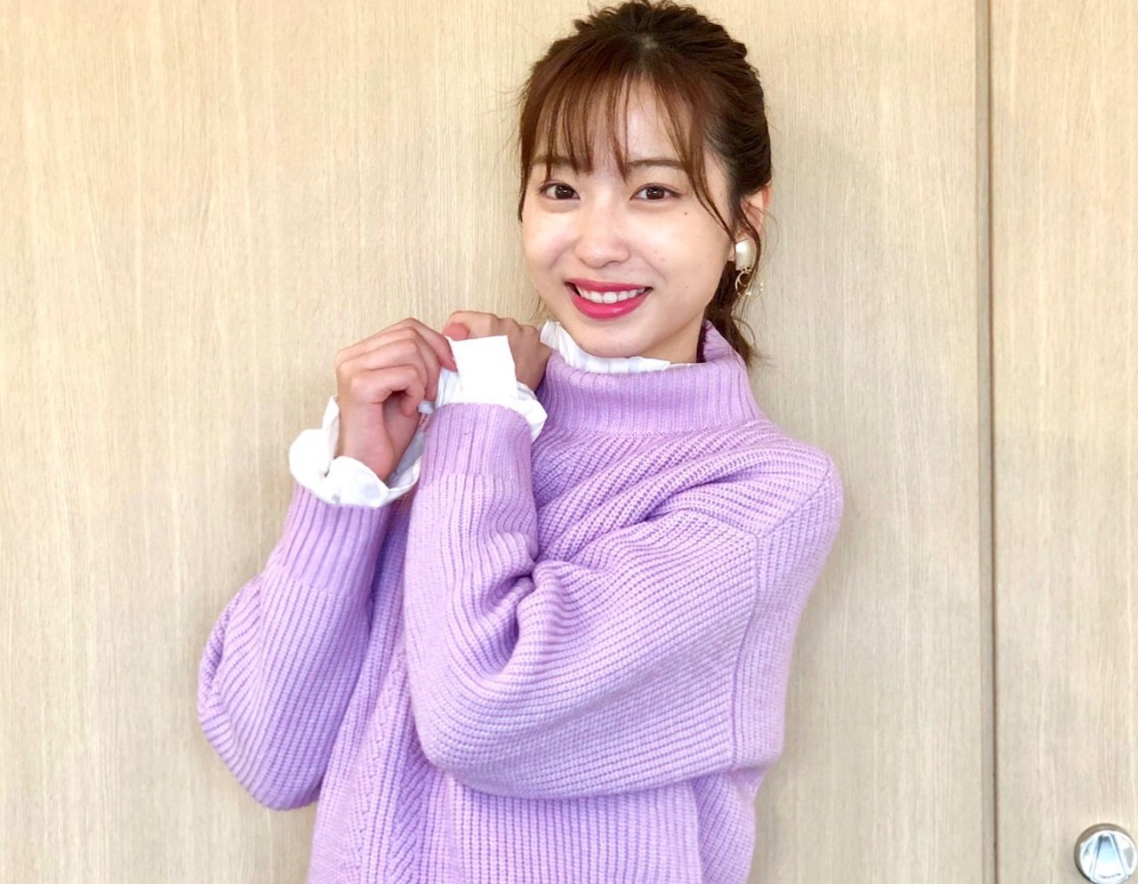 今旬ピンクであか抜け♡『めざましテレビ』お天気キャスター林佑香さんの毎日コーデ【11月2日分】 - CanCam.jp（キャンキャン）