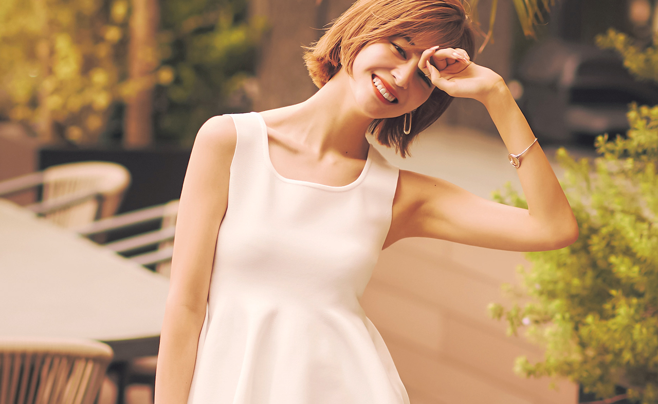 【6／24のコーデ】ペプラムが今、大人気♡「SNIDEL」のニットトップスの着こなしテク - CanCam.jp（キャンキャン）