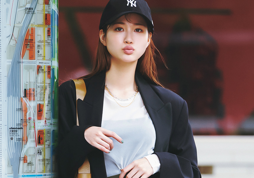 Kアイドルっぽいジャケットコーデが♡マイクロスカパン＆キャップで完成！【今日のコーデ】 - CanCam.jp（キャンキャン）