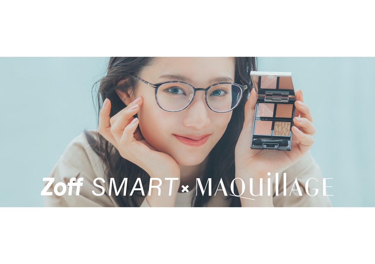Zoff SMARTとマキアージュがコラボ！瞳の色に合わせたメガネメイクが参考になる♡ - CanCam.jp（キャンキャン）